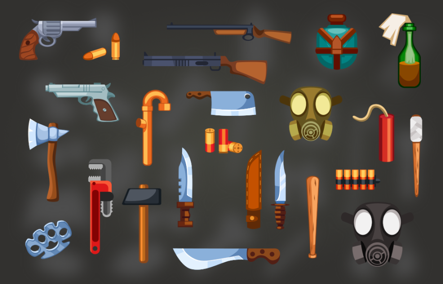 Survival Game Items - Game Sprites