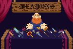Weapon Sprites 16x16 size - Game Sprites