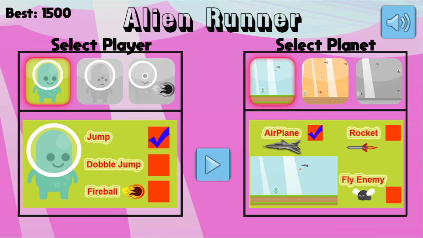 Alien Runner - Game Licenses