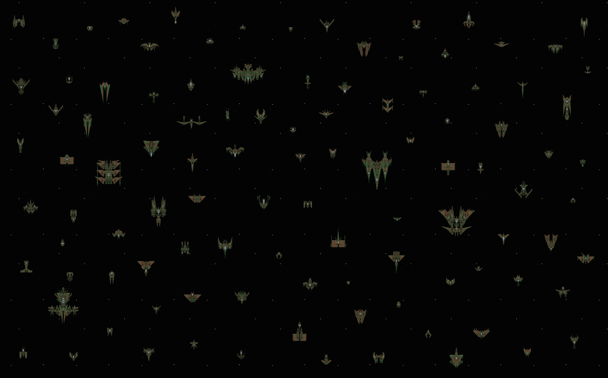 Pixel Space Shooter - INVADORS - Game Asset Packs