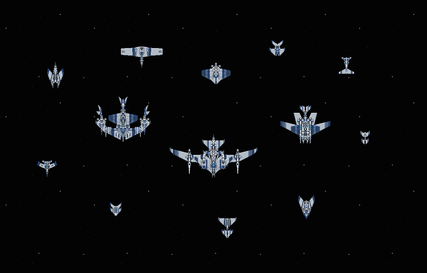Pixel Space Shooter - STARTER - Game Asset Packs
