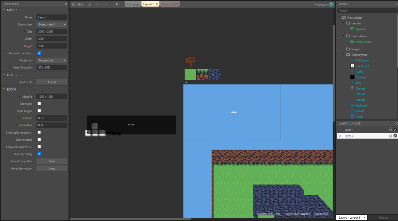3D Game Template With Chat Box - Game Templates