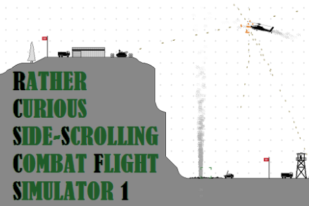 Rather Curious Side-Scrolling Combat Flight Simulator 1