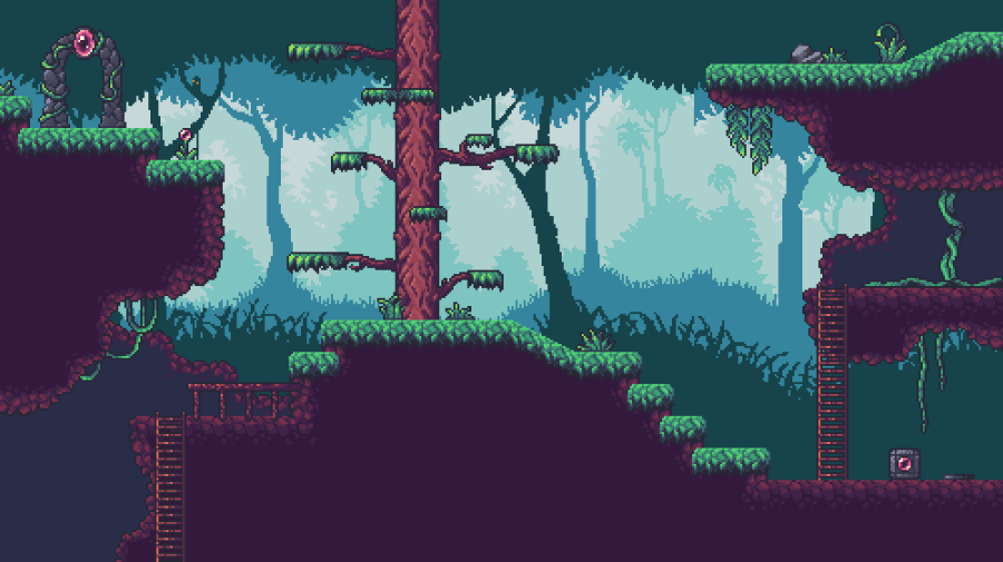 Enchanted Gem Forest & Cave Tilemap - Game Tilemaps