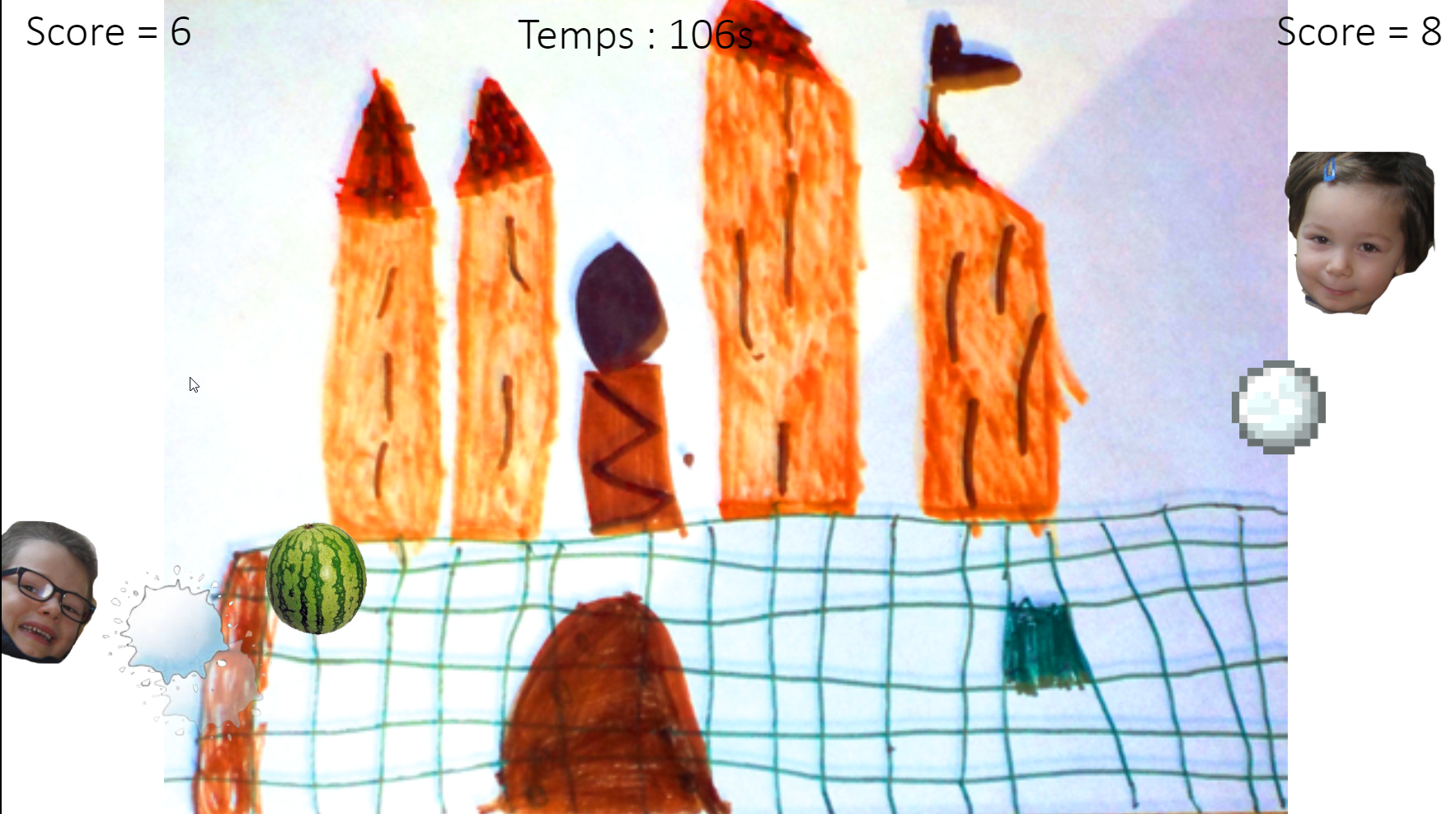 Bataille de boules de neiges - Free Addicting Game