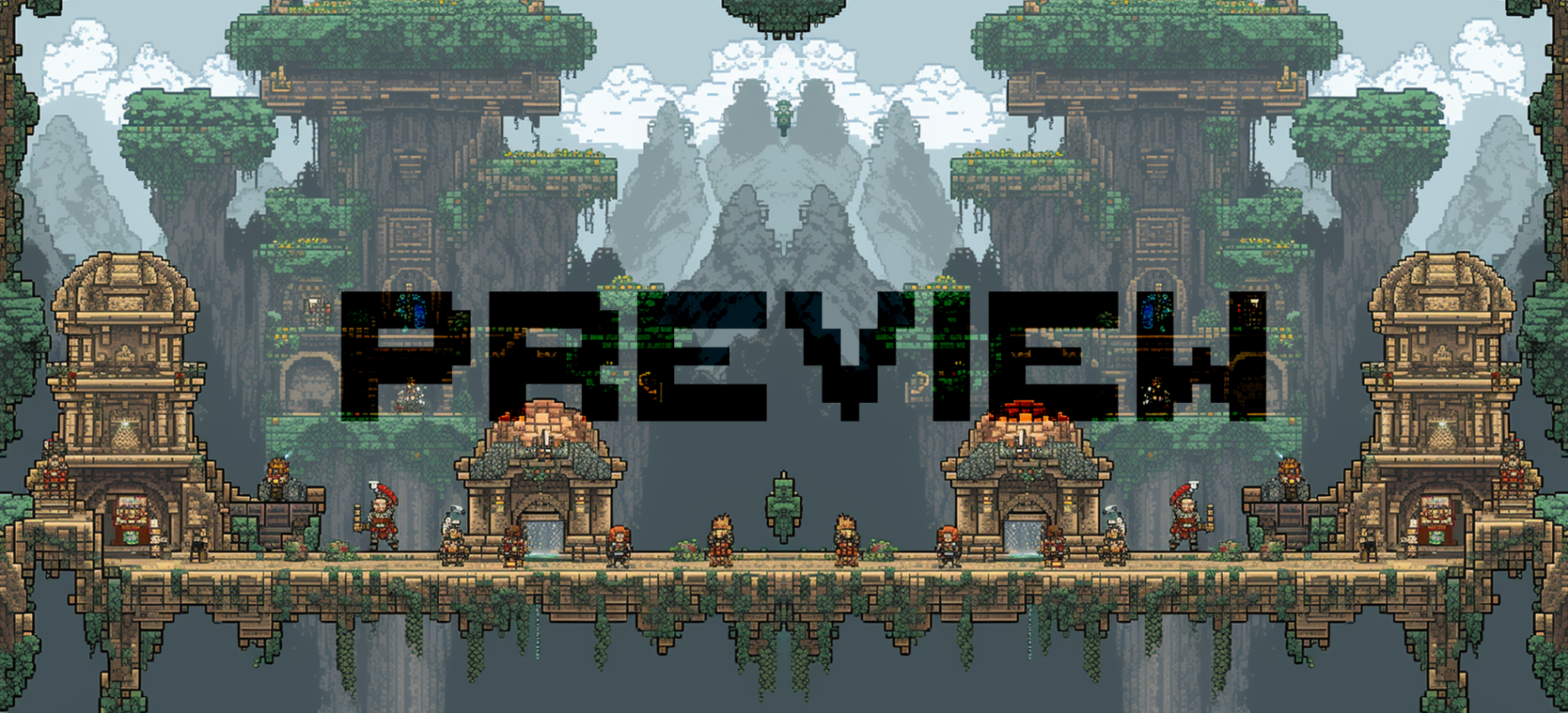 Scrolling Platformer 2D backgrounds - Game Backgrounds