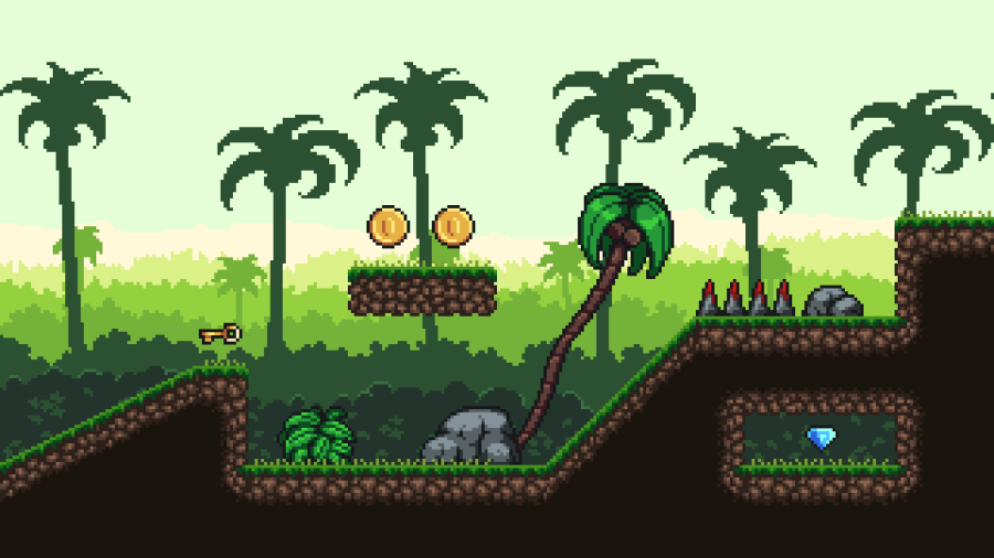 Platform Pack #1 - Jungle - Game Tilemaps