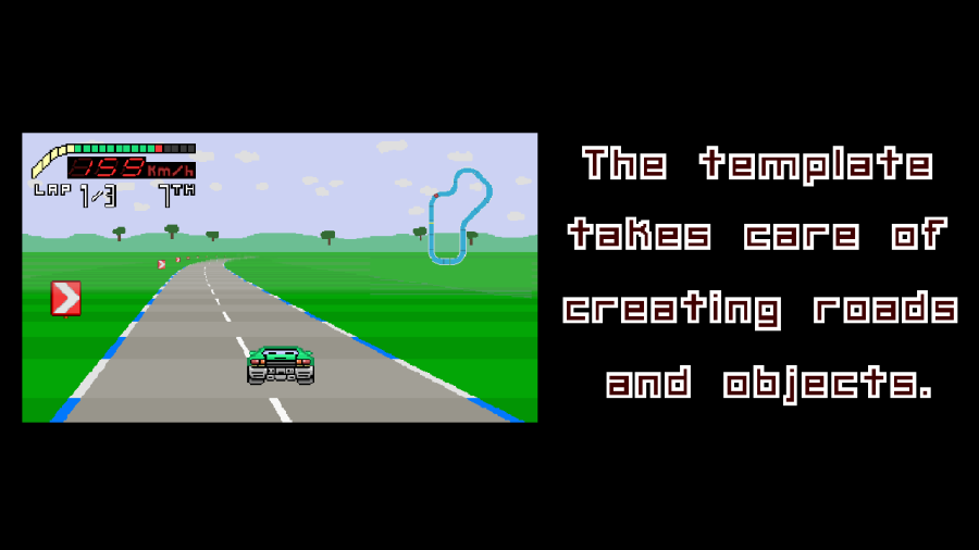 Pseudo 3D Racing Template - Game Templates