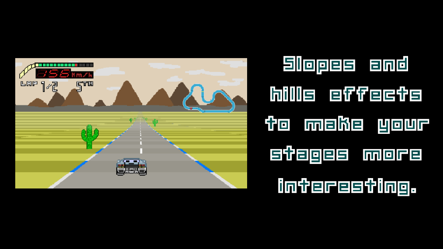 Pseudo 3D Racing Template - Game Templates