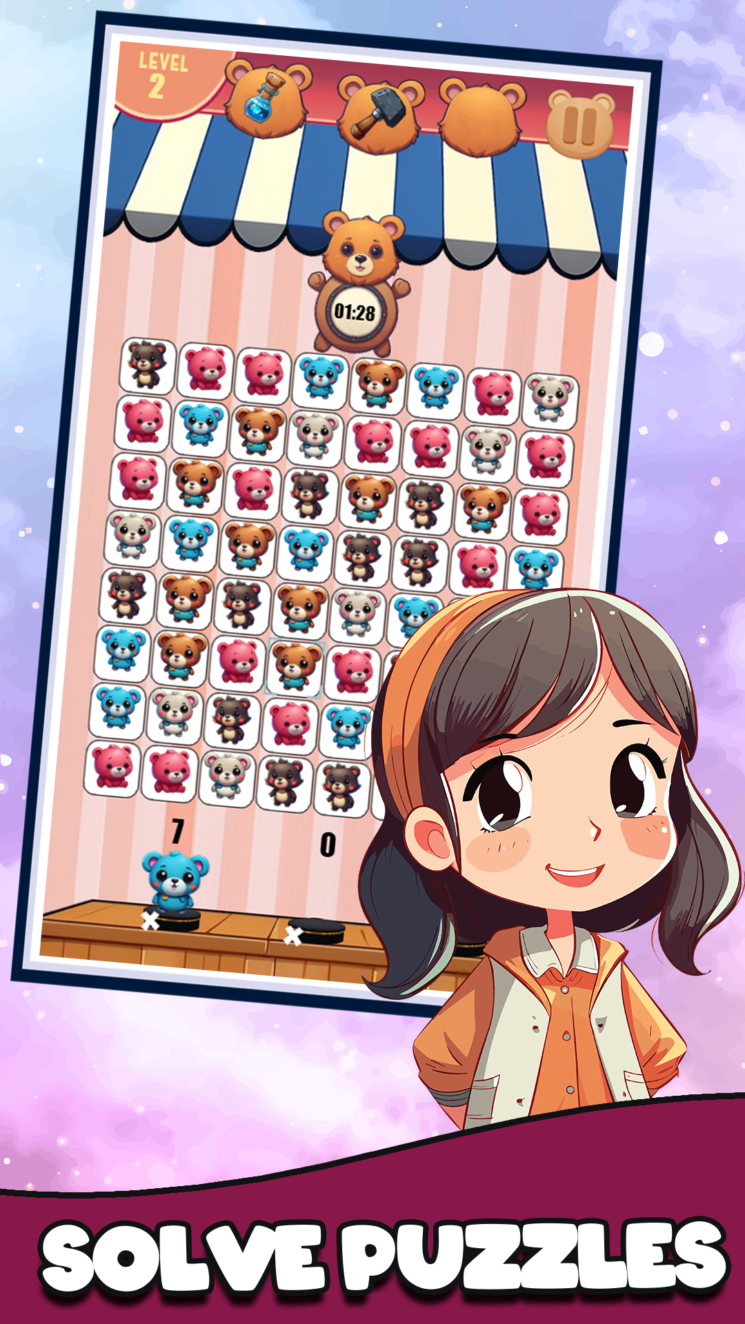 Teddy matching - Free Addicting Game