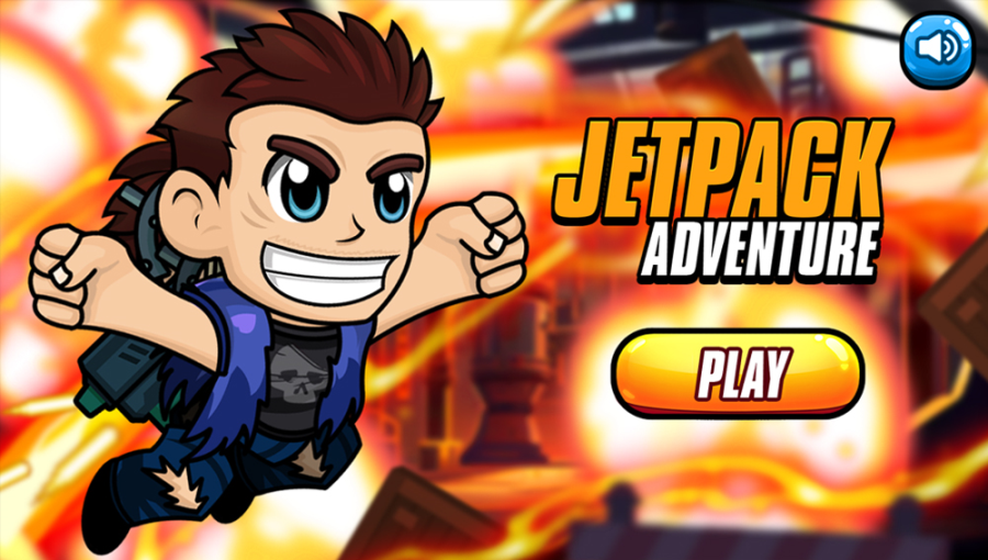 Jetpack Adventure Game Template - Games With Source
