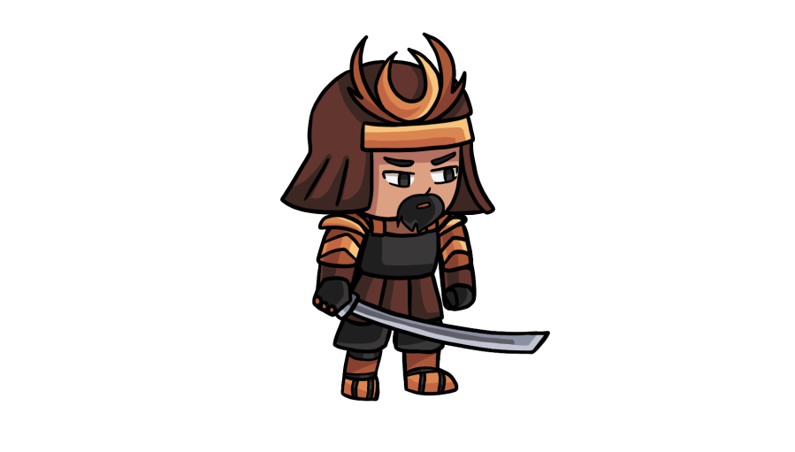 Samurai Character - Game Sprites