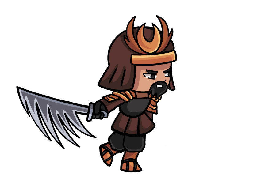 Samurai Character - Game Sprites