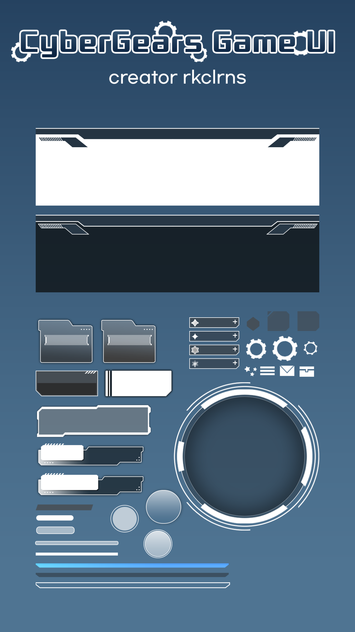 CyberGears Game UI - Game User Interfaces
