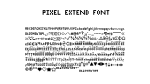 Pixel Extend Font (sprite font) - Game Sprite Fonts