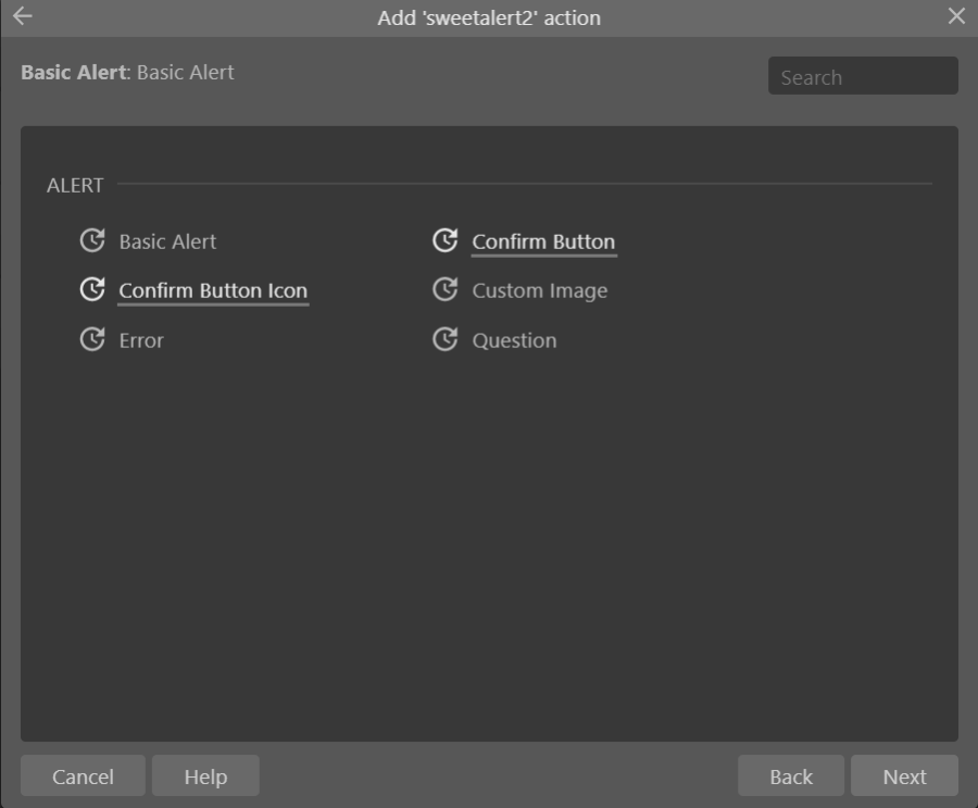 Sweet Alert - Construct 3 Addons