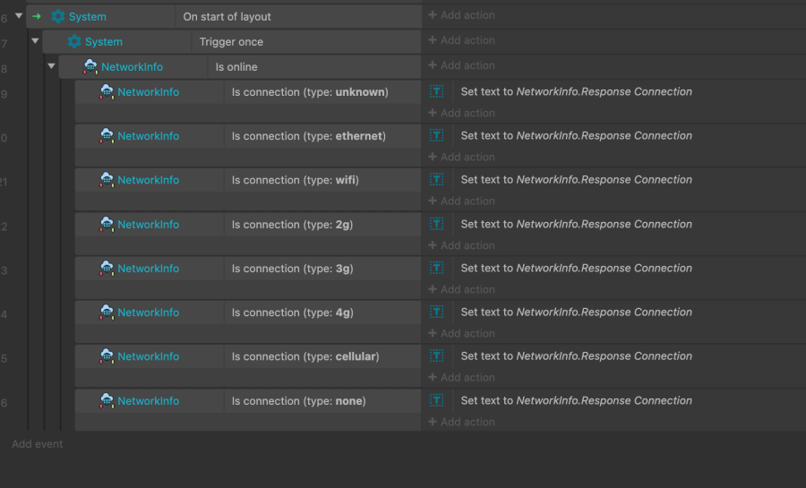 Network Information - Construct 3 Addons