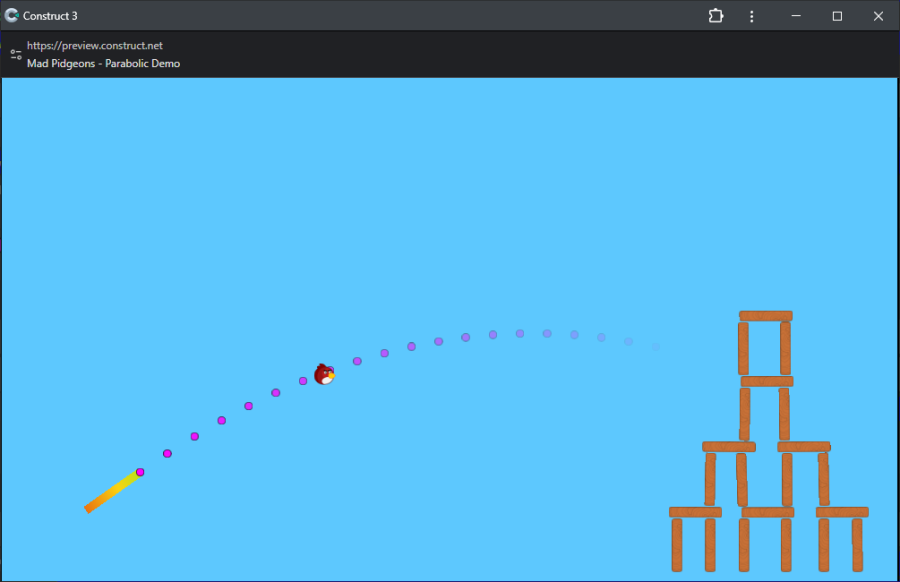 Parabolic Tween - Construct 3 Addons