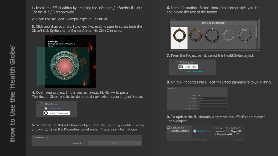 Health Globe / Progress Bar Fx - Game Special Effects
