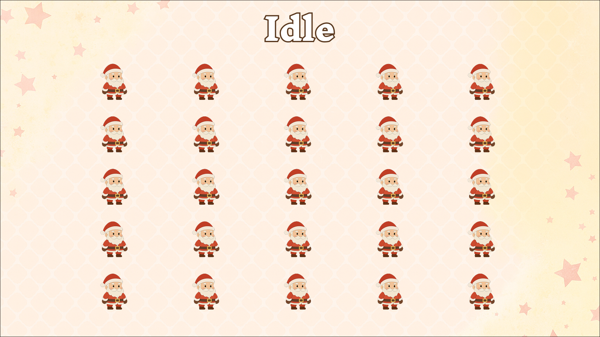 Christmas Santa Boy 2D Character Sprite Sheet - Game Sprites