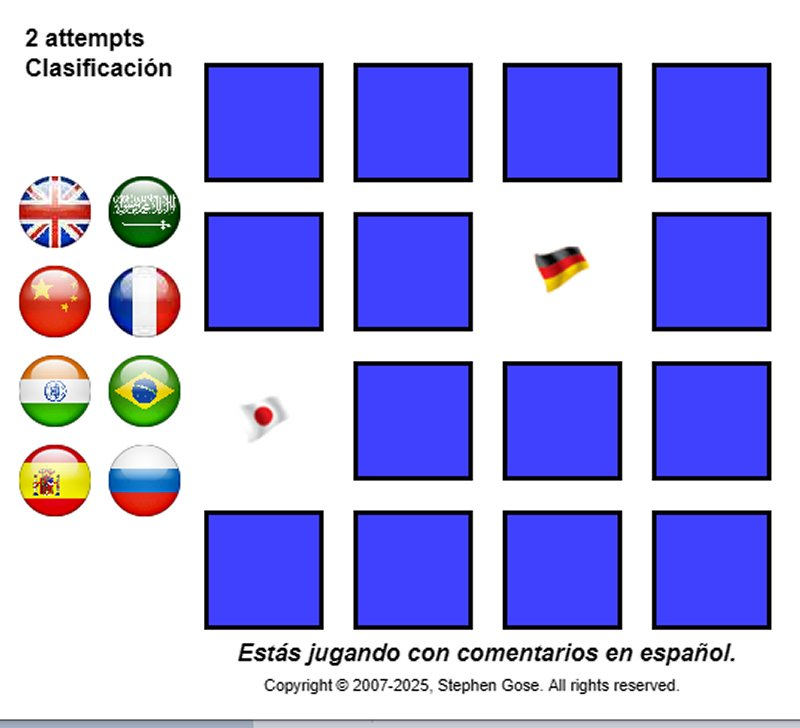 "International Flags Memory Match™" - Game Templates