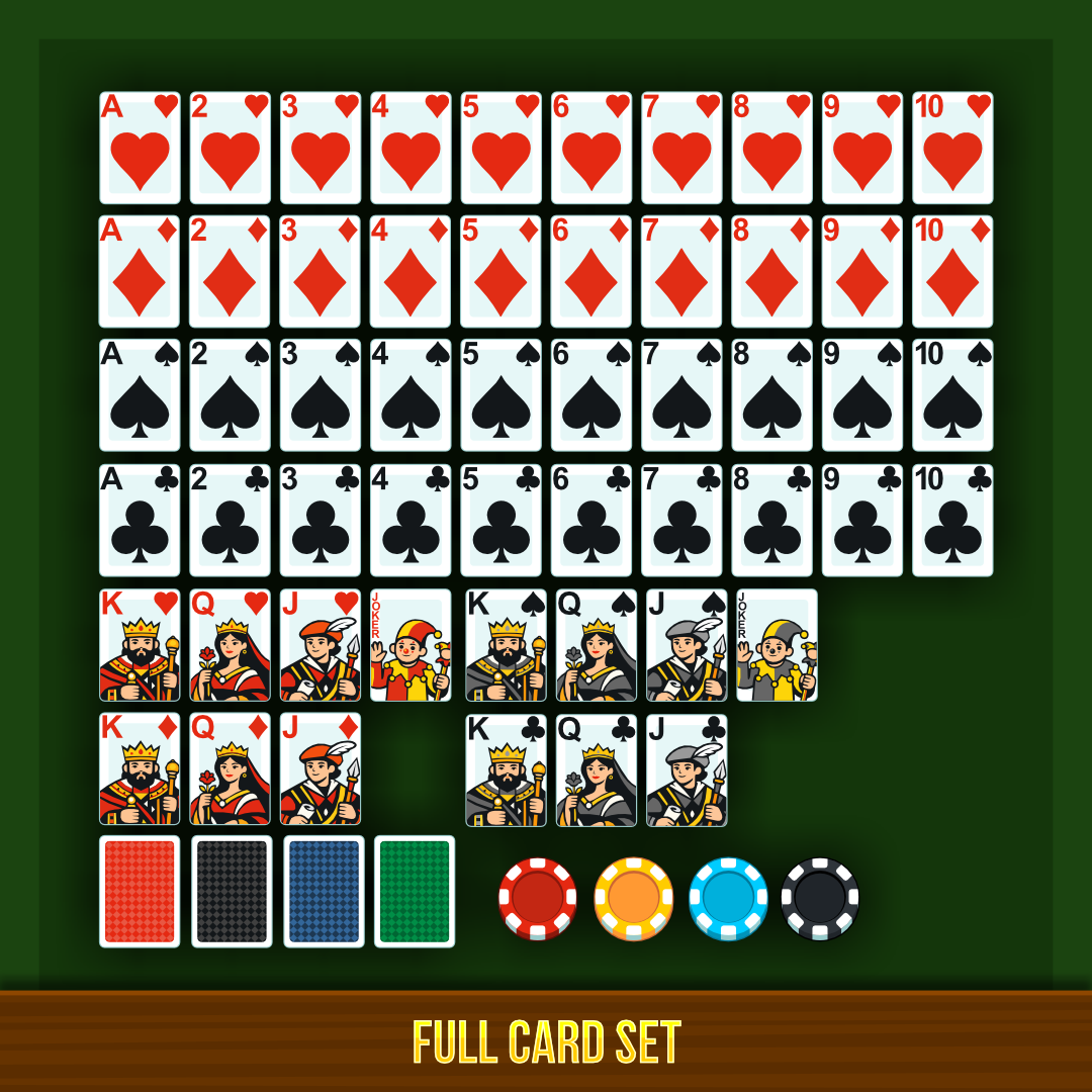 Playing Card Game Assets Pack - Game Asset Packs