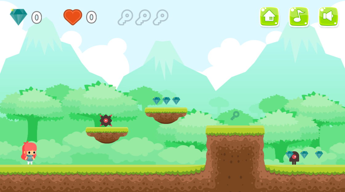 Jenny Platform Game - Free Addicting Game
