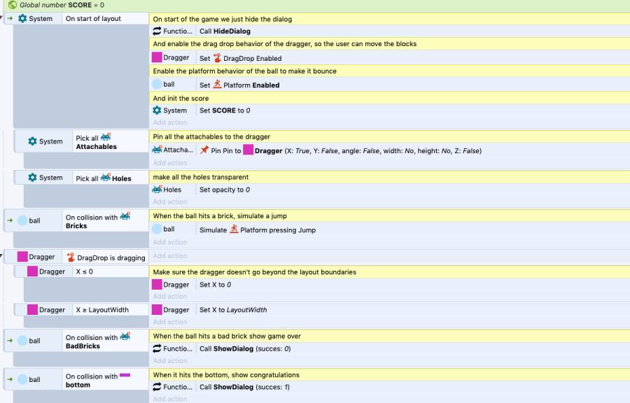 Bouncing ball - Game Templates