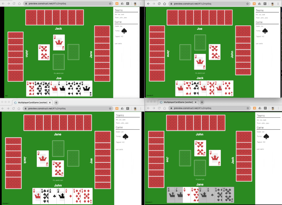Multiplayer card game - Game Templates