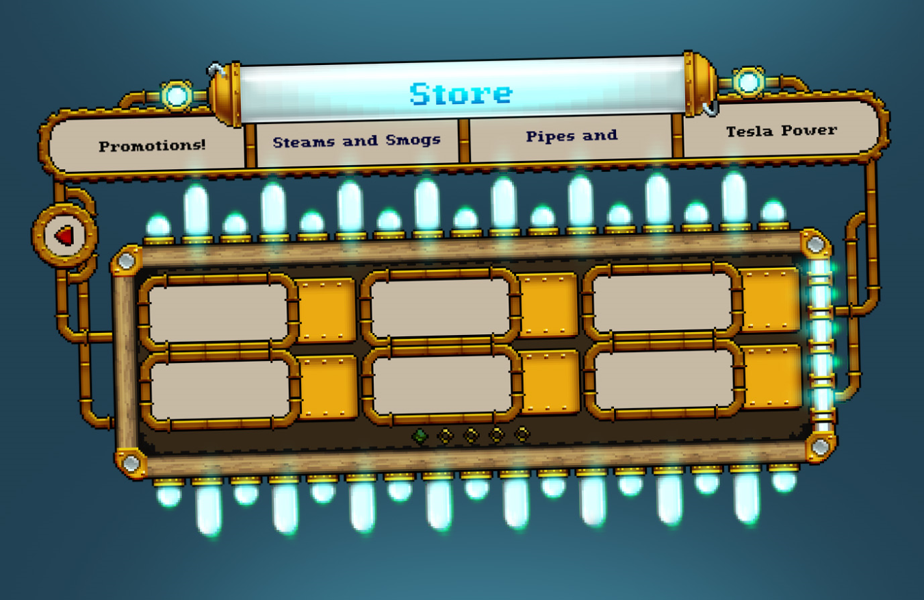 Retro Pixel UI : Steam Pixels - Game User Interfaces