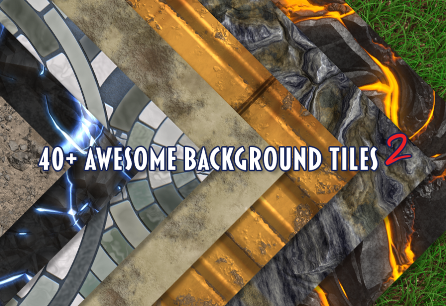 Awesome Background Tiles 2 - Game Backgrounds