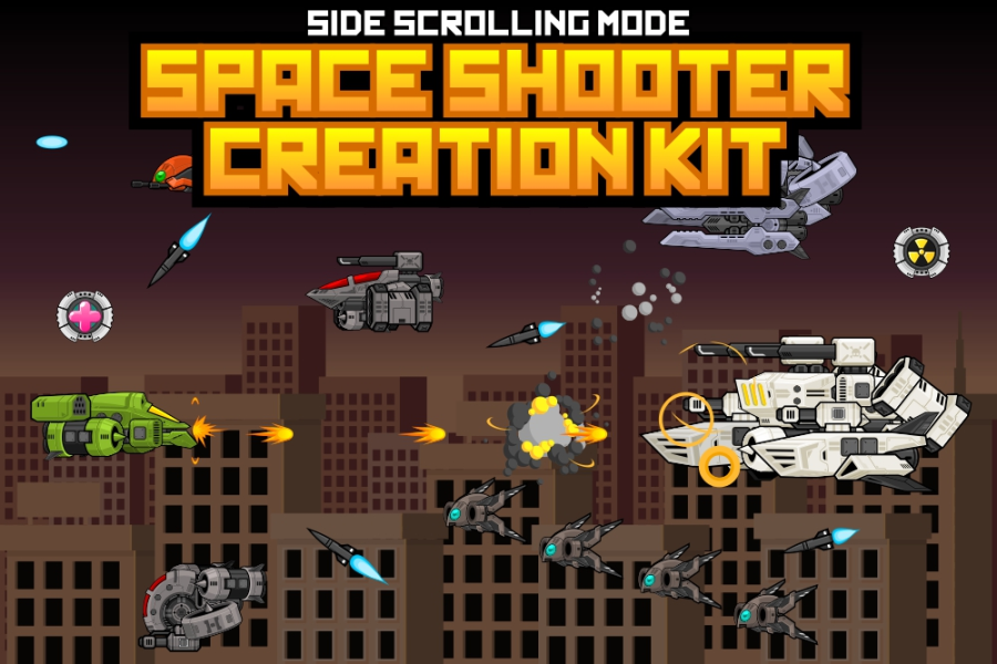 Space Shooter Creation Kit 5 - Game Sprites