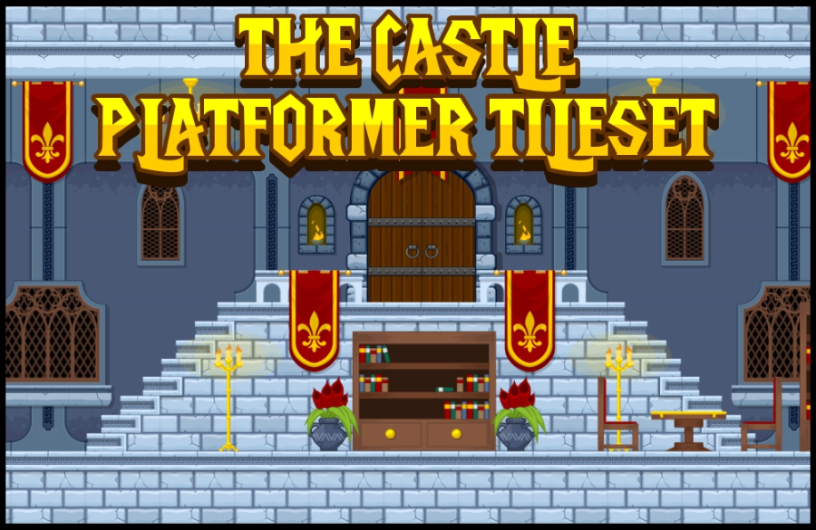 Medieval Castle - Platformer Tileset - Game Tilemaps