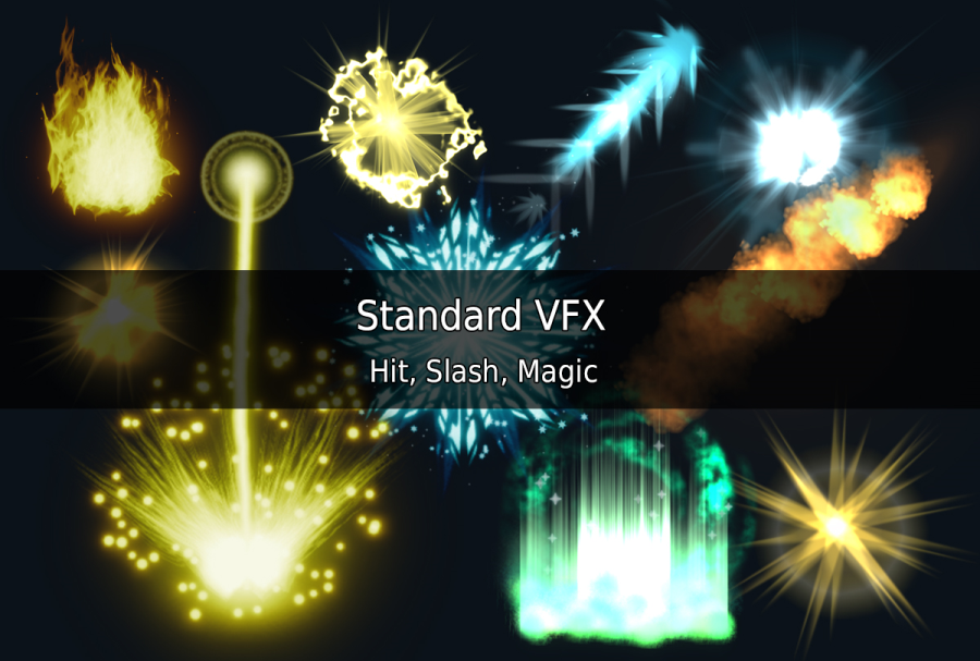Standard VFX - Hit, Slash, Magic - Game Special Effects