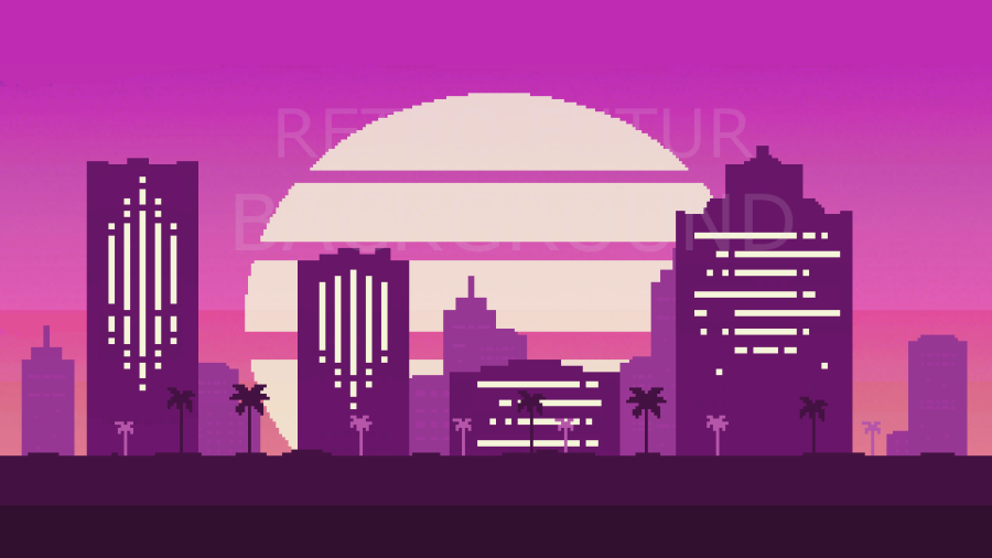 2D Retro Future Backgrounds Pack - Game Backgrounds