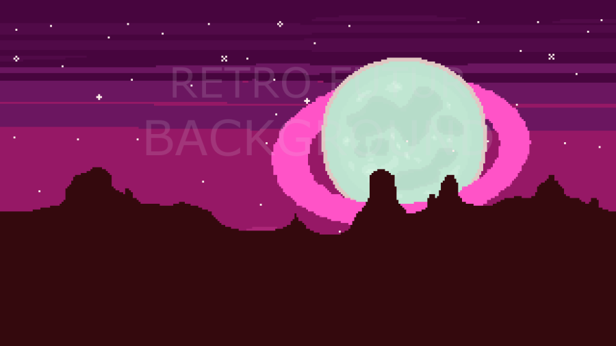 2D Retro Future Backgrounds Pack - Game Backgrounds